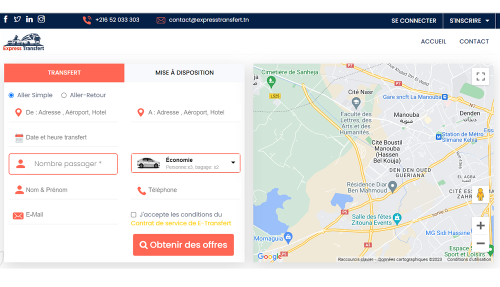 EXPRESS TRANSFERT : La solution de transport sur mesure - vidange.tn
